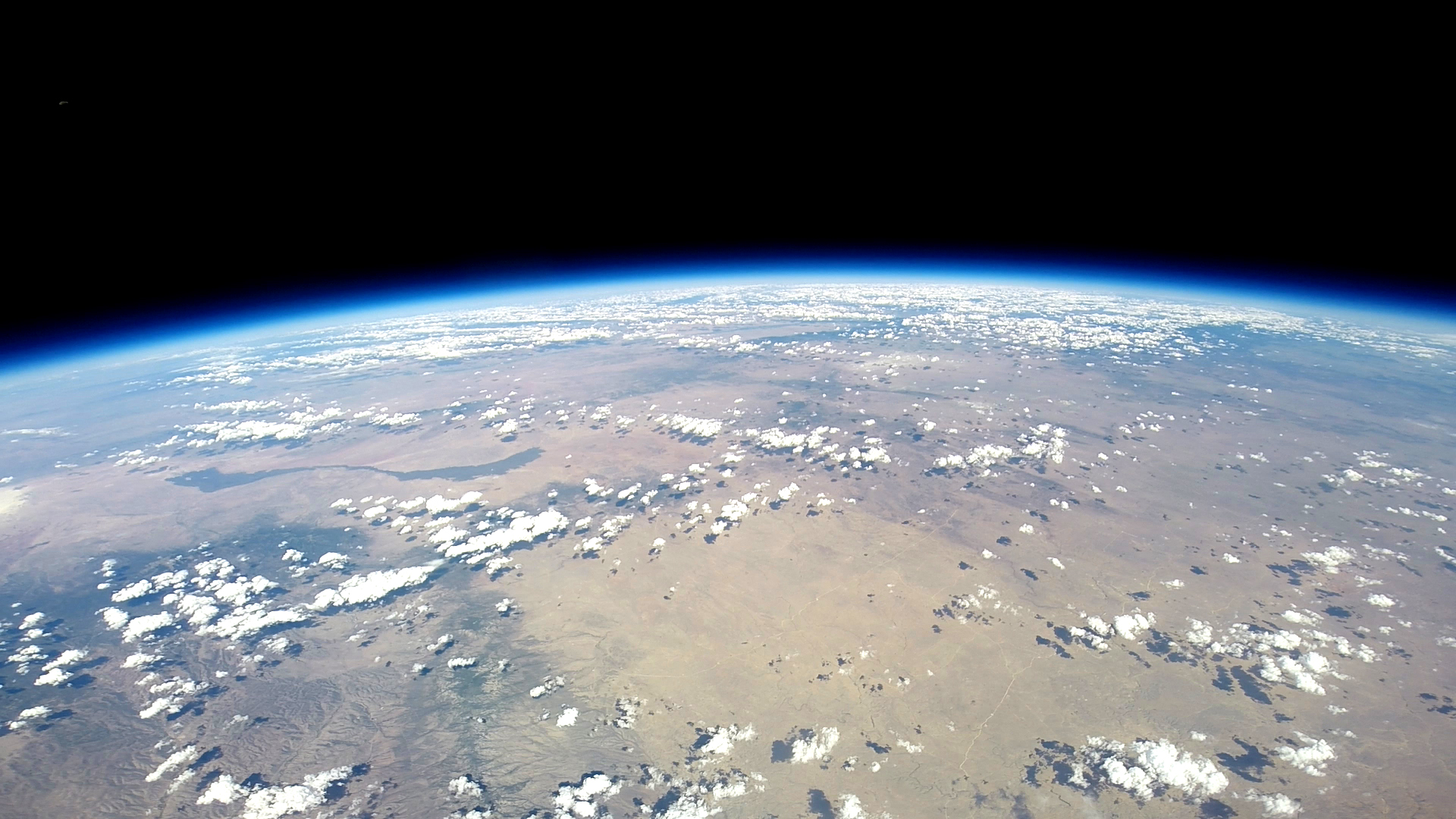 Curvature of Earth universe from 120000 ft WV Voyagers will be